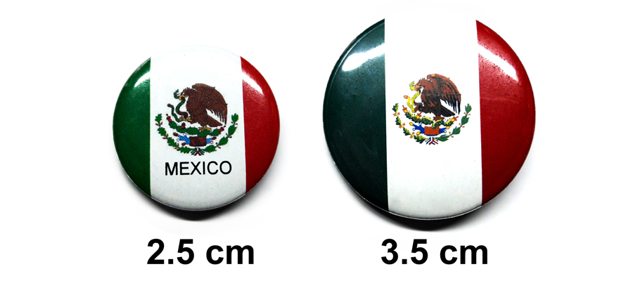 Botones Tamaños y Medidas