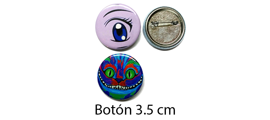 Botones Tamaños y Medidas